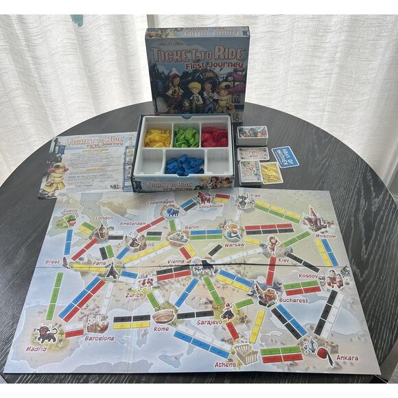 Days of Wonder | Games | Ticket To Ride First Journey Board Game By ...